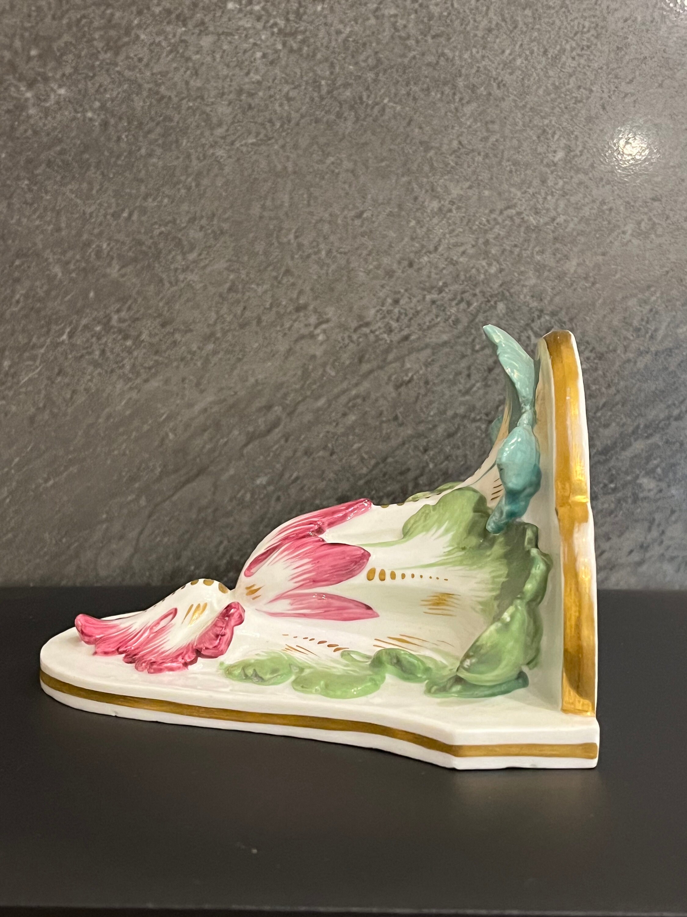 Vintage Porcelain Wall Trinket Shelf - Etsy