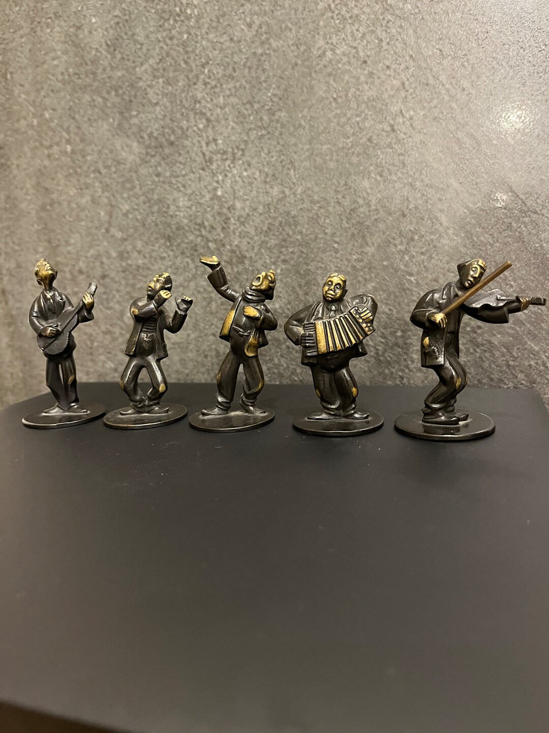 Richard Rohac Bronze Figurines musicians - Etsy