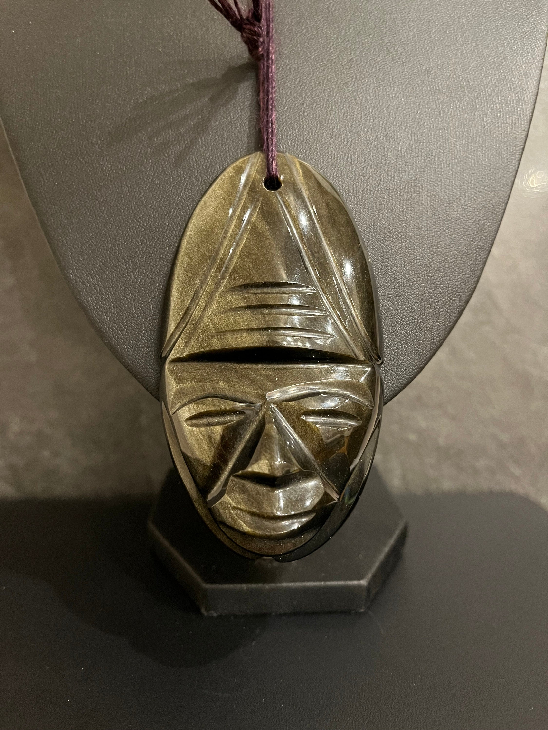 Beautiful Natural Stone Mask - Etsy