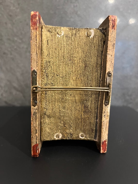 Antique Book-Shaped Box - Gem