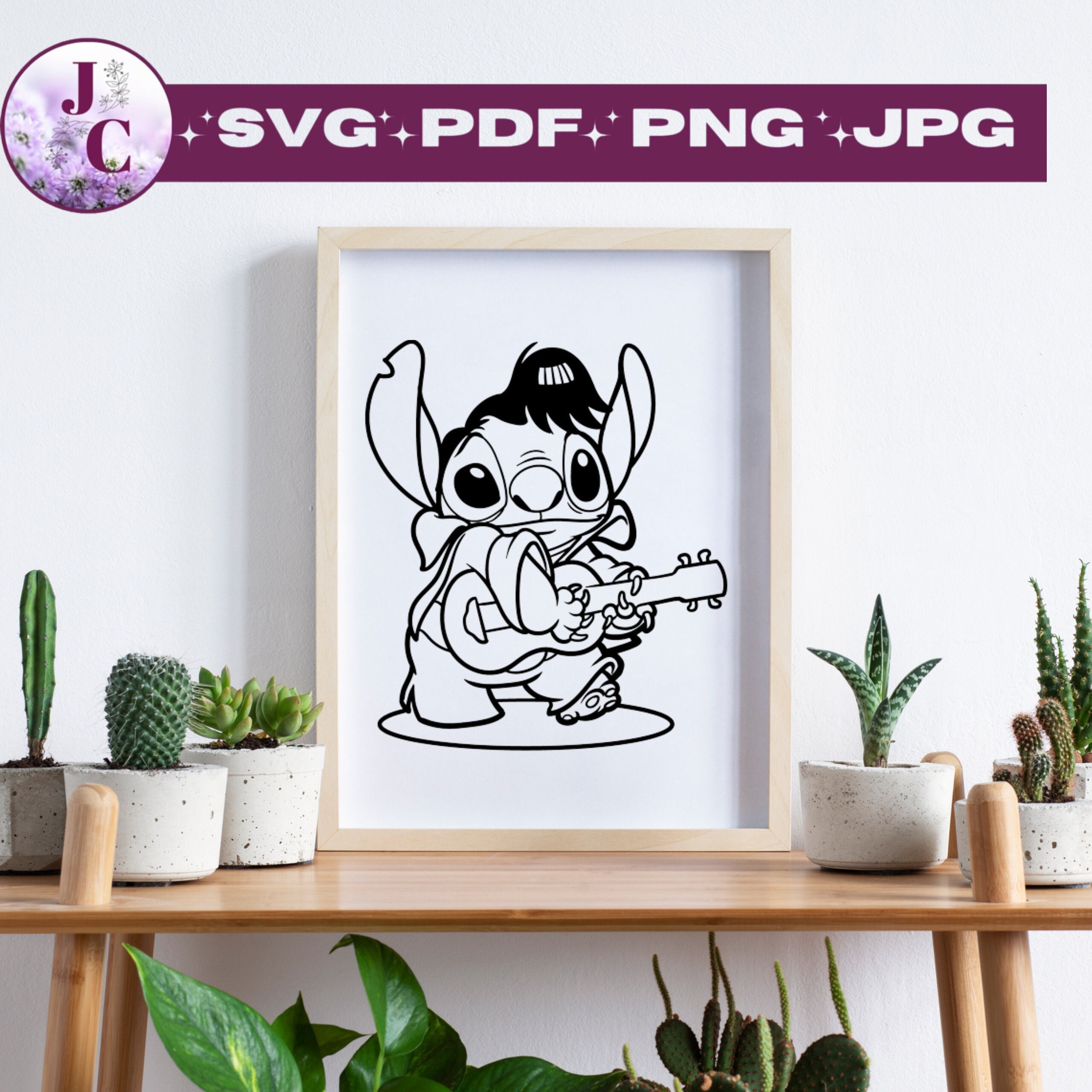 Coloriages Elvis Stitch Elvis Stitch Etsy Nederland