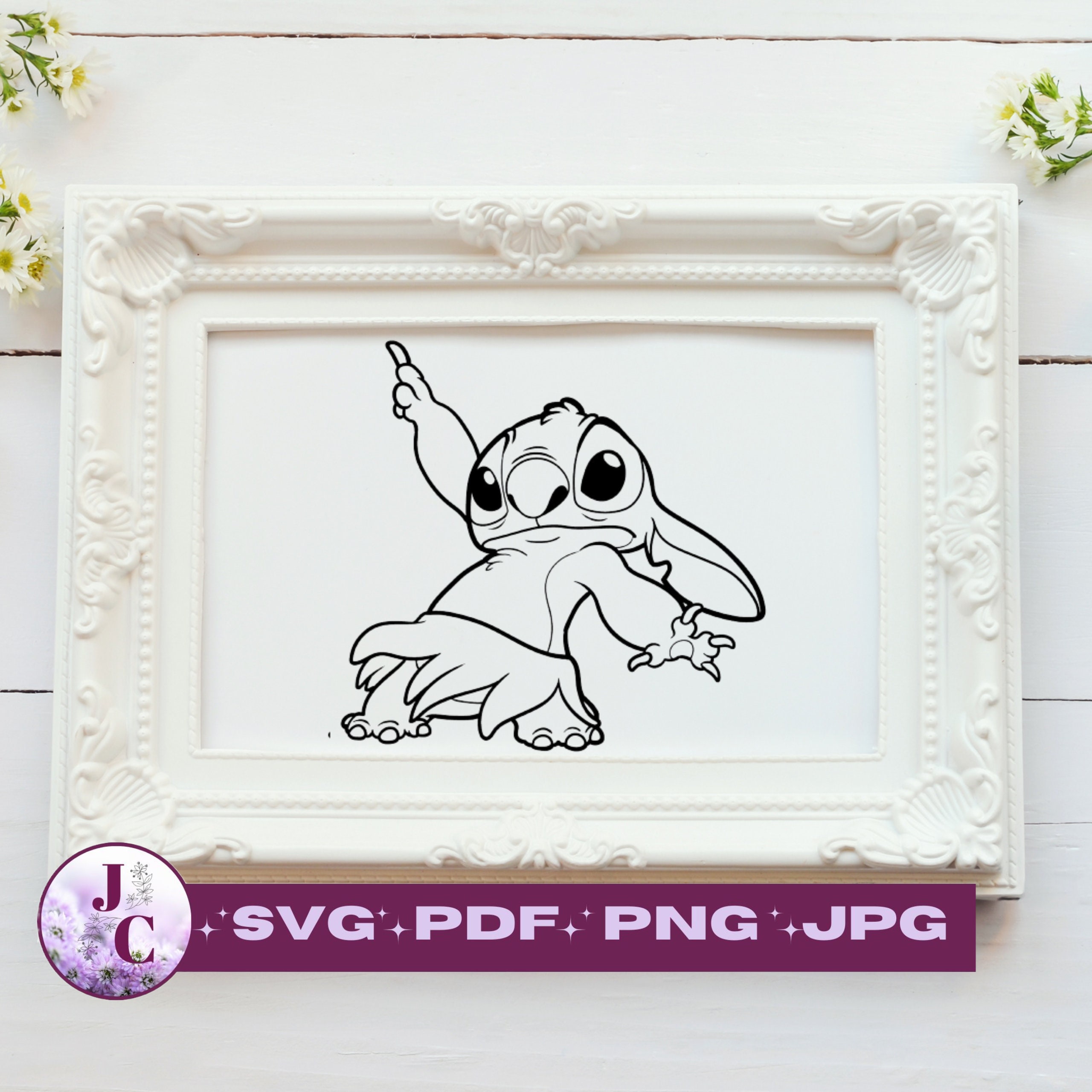 Dancing Stitch / Lilo & Stitch/ Hula Stitch SVG, Jpeg, Png, Svg, Pdf - Etsy