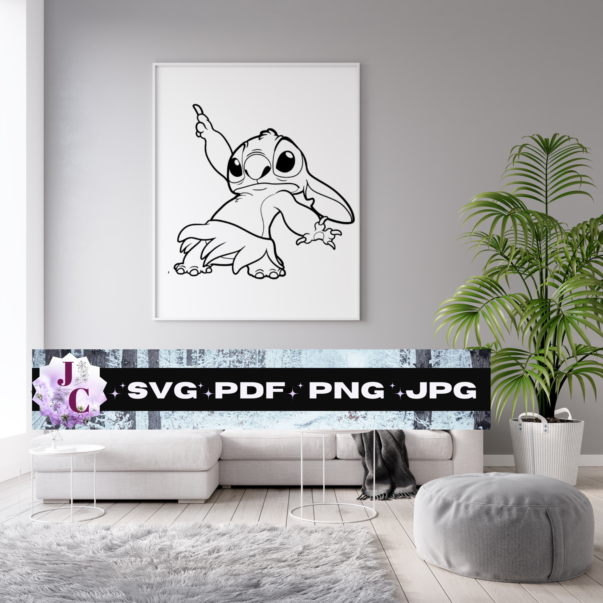 Dancing Stitch / Lilo & Stitch/ Hula Stitch SVG, Jpeg, Png, Svg, Pdf - Etsy
