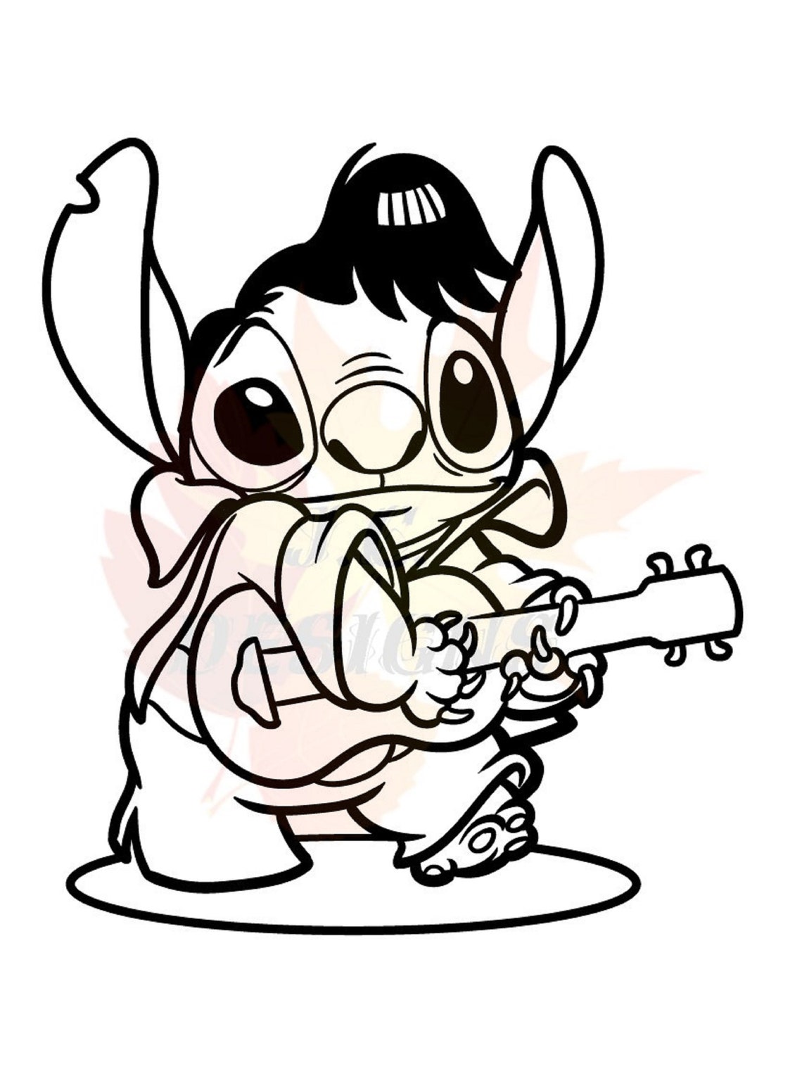 Stitch / Lilo & Stitch / Elvis SVG - Etsy Australia