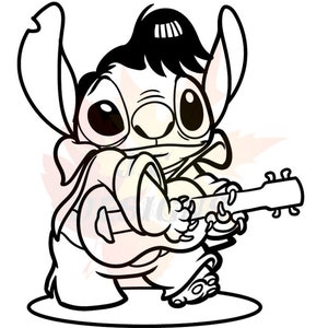 Stitch / Lilo & Stitch / Elvis SVG - Etsy