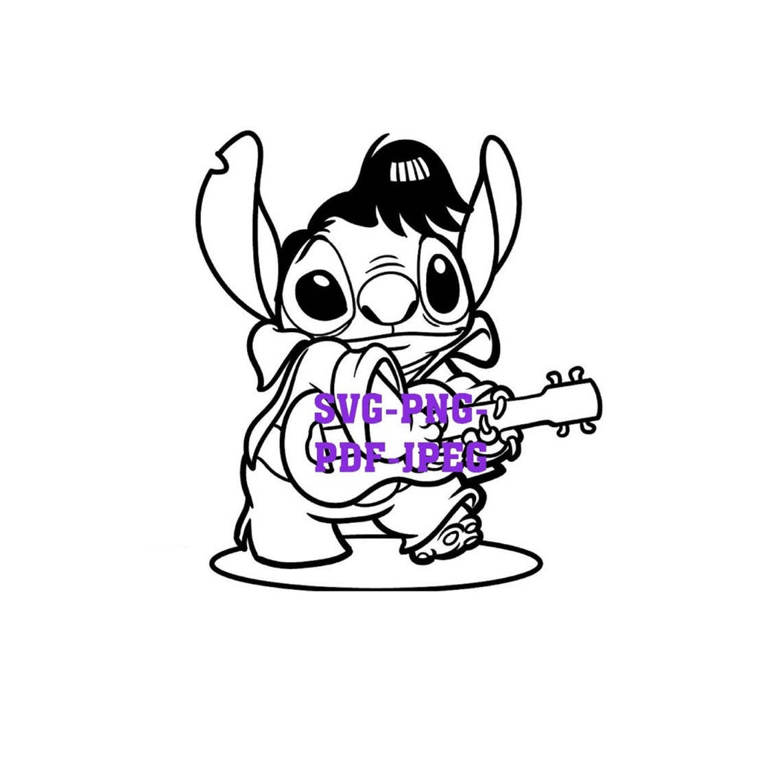 Stitch / Lilo & Stitch / Elvis SVG - Etsy