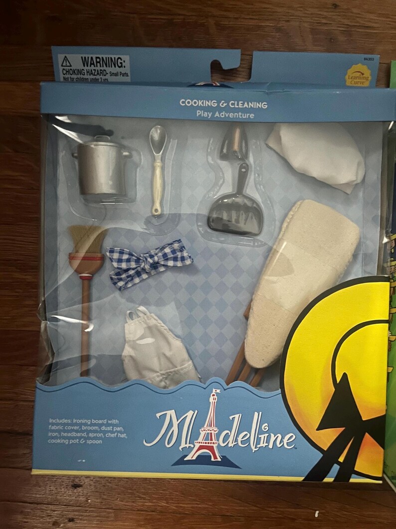 Madeline 8” Doll Playset Cook and Clean Learning Curve New in Unopened ...
