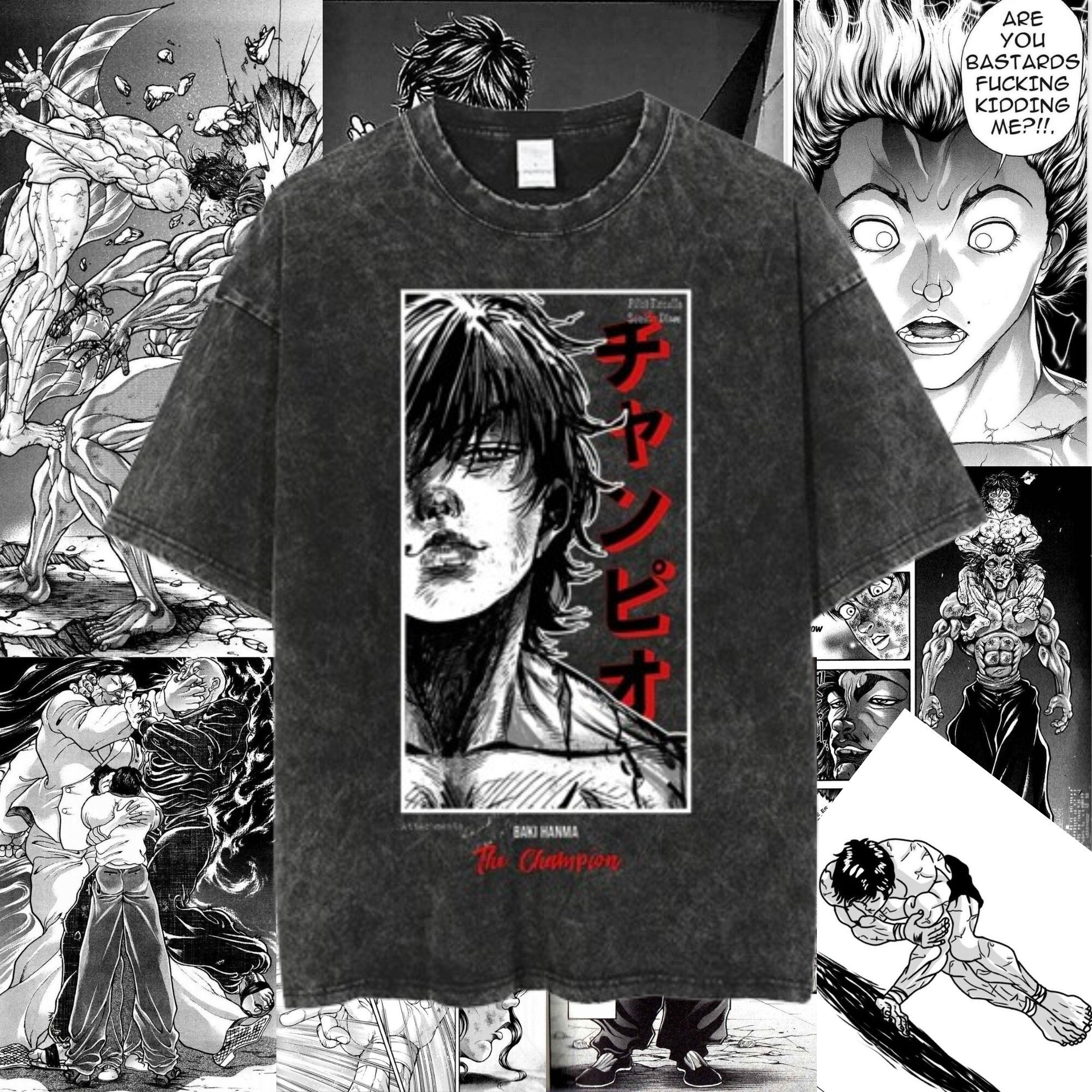 Anime Gym Tshirt,anime Shirt,japanese Style Shirt,anime Loose Shirt ...