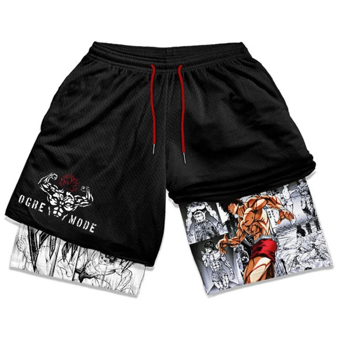 Anime Gift Gym Lover,anime Gym Short, Warrior Gym Shorts, Gym ...