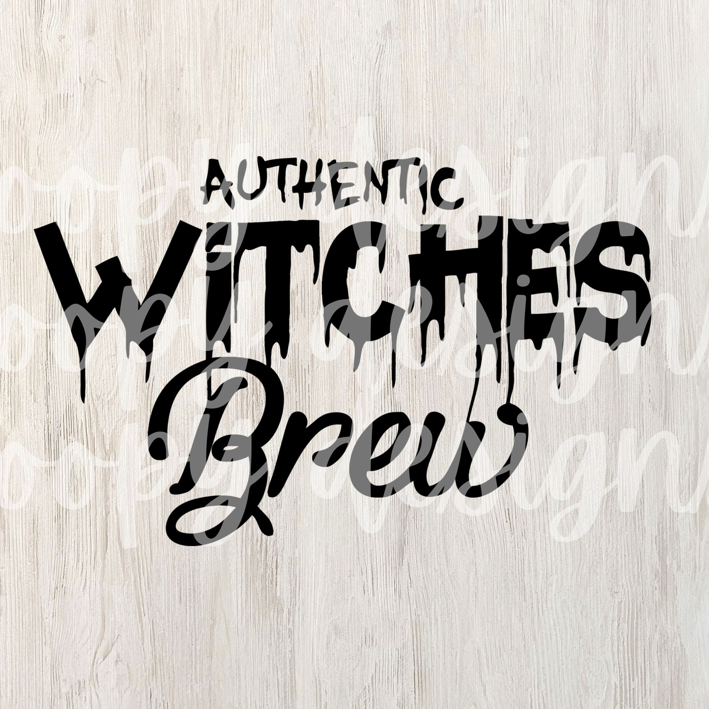 Witches Brew SVG Halloween Witch Label Cut Files for Cricut - Etsy