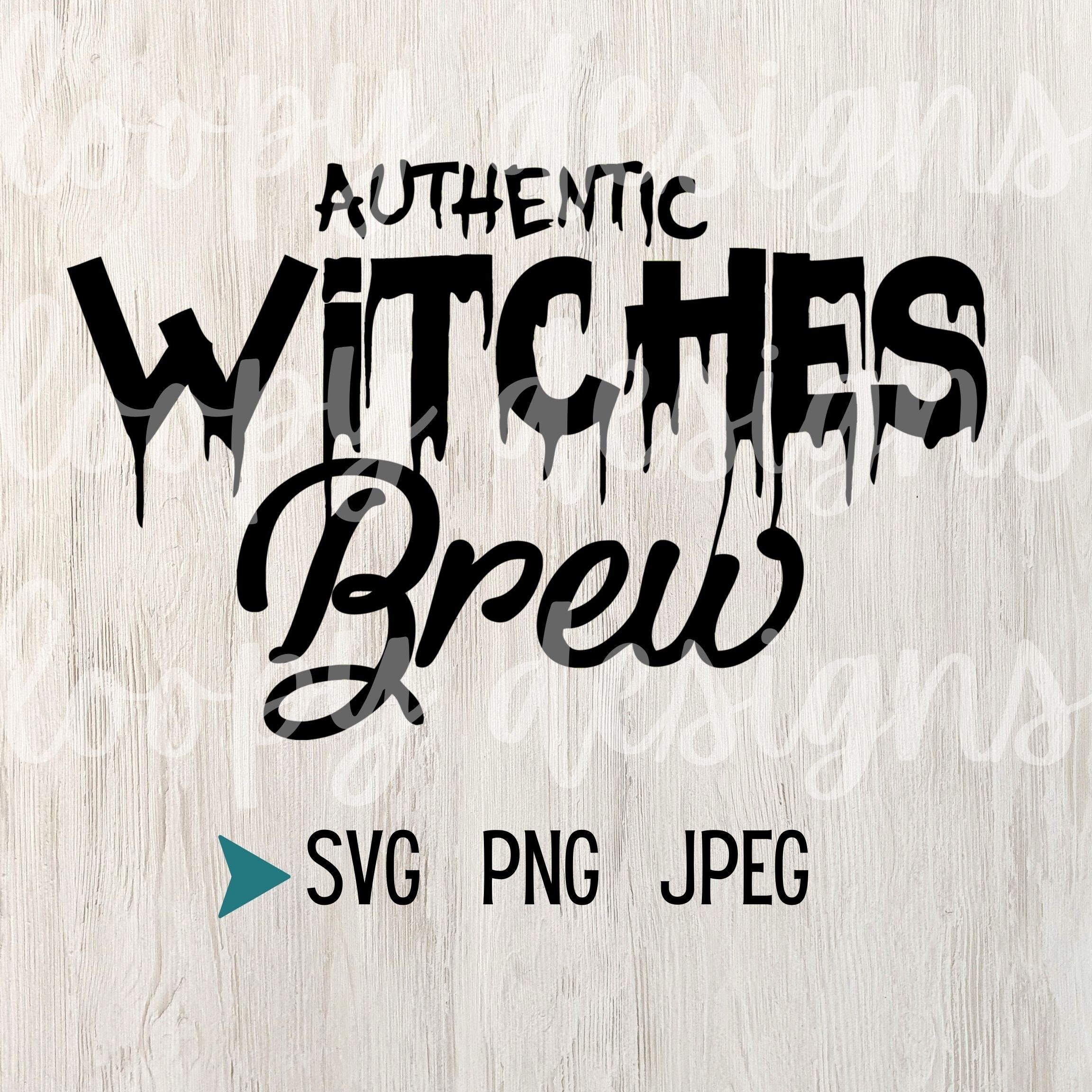 Witches Brew SVG Halloween Witch Label Cut Files for Cricut - Etsy