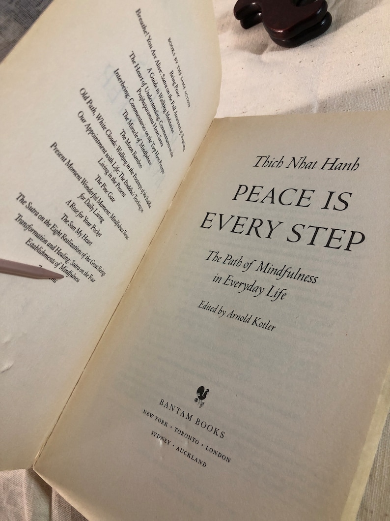 Find Peace in Every Moment: Peace is Every Step (1992) by Thich Nhat ...