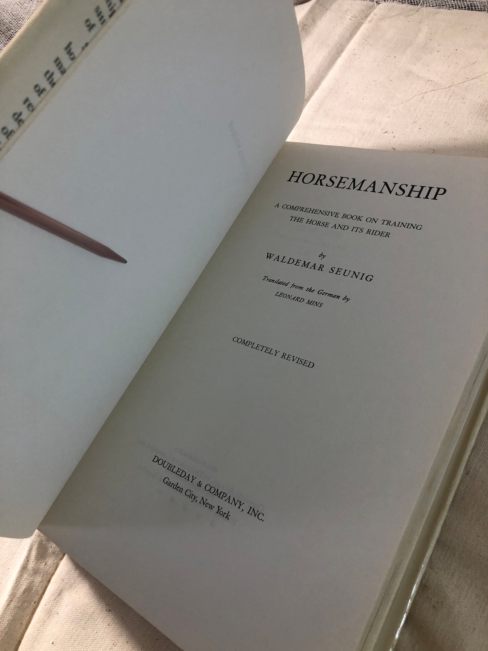 Horsemanship: A Comprehensive Book on Training the Horse and Its Rider ...