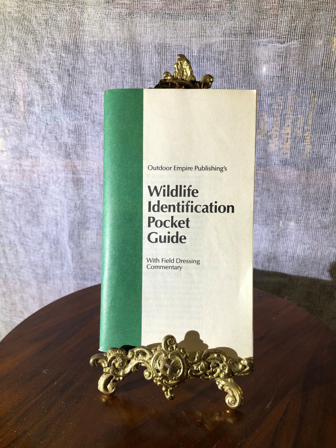 NOS* Wildlife Identification Pocket Guide With Field Dressing ...