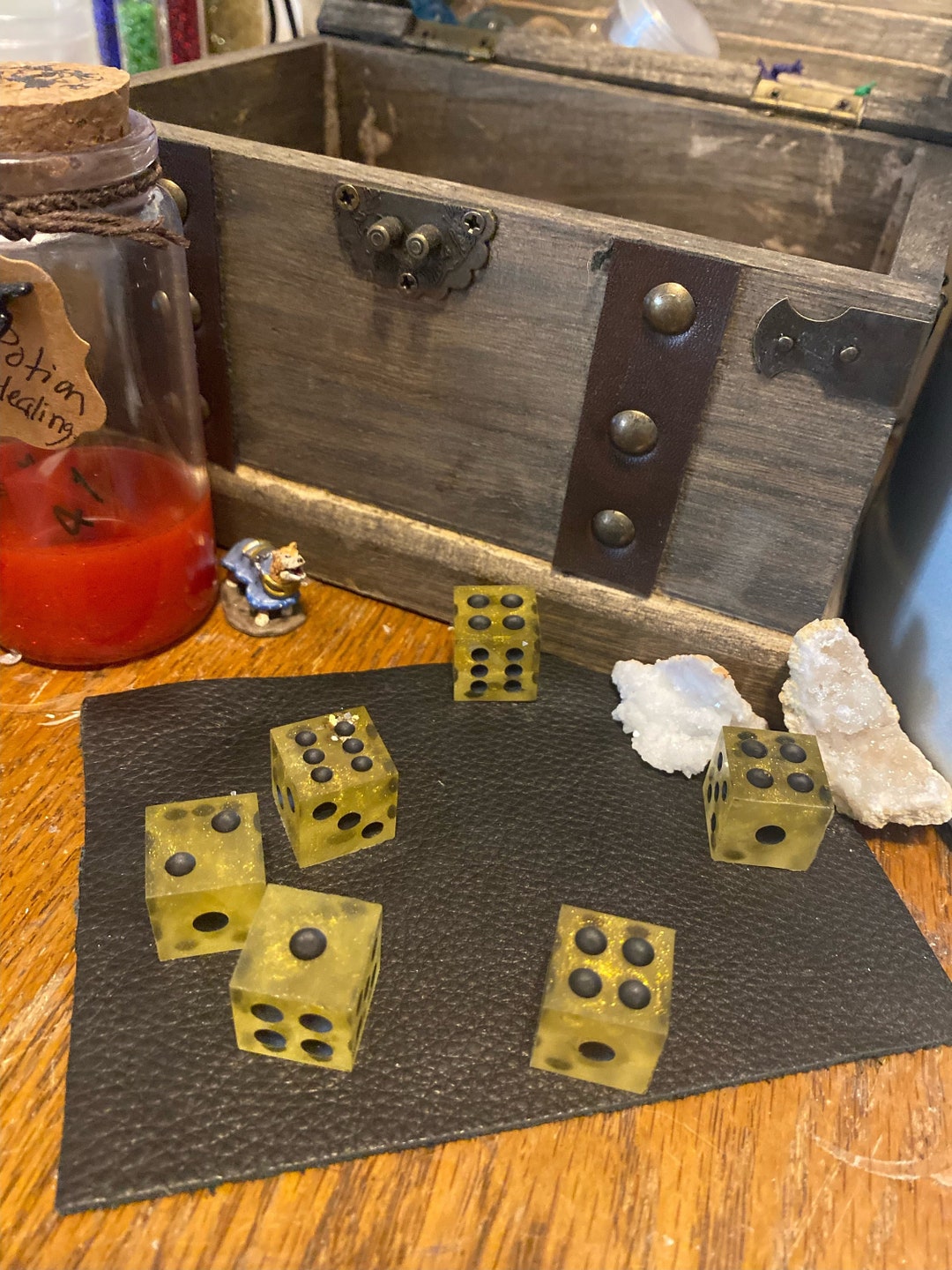 Fae Magic- D6 Sharp Edge Dice Set - Etsy