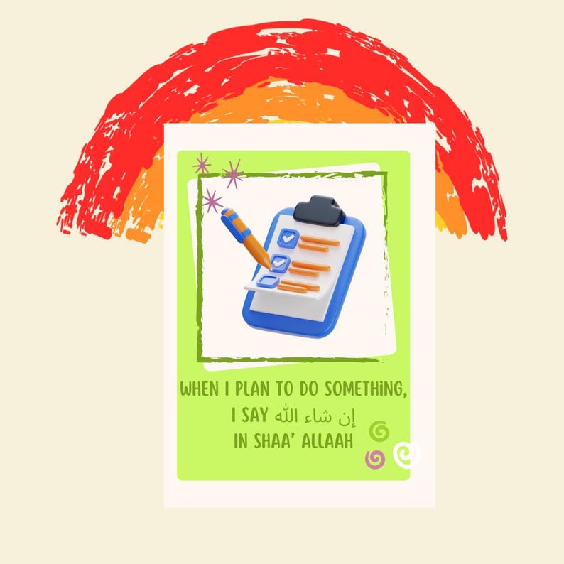 Kids Good Manners Cards Islamic Adab & Etiquette Learning Arabic ...