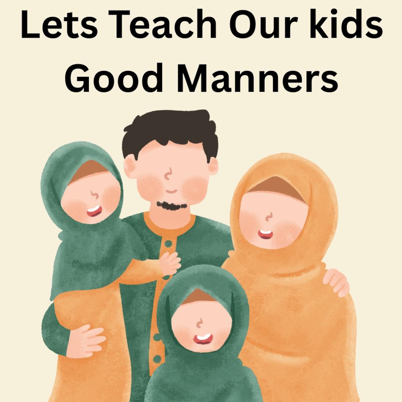 Kids Good Manners Cards Islamic Adab & Etiquette Learning Arabic ...