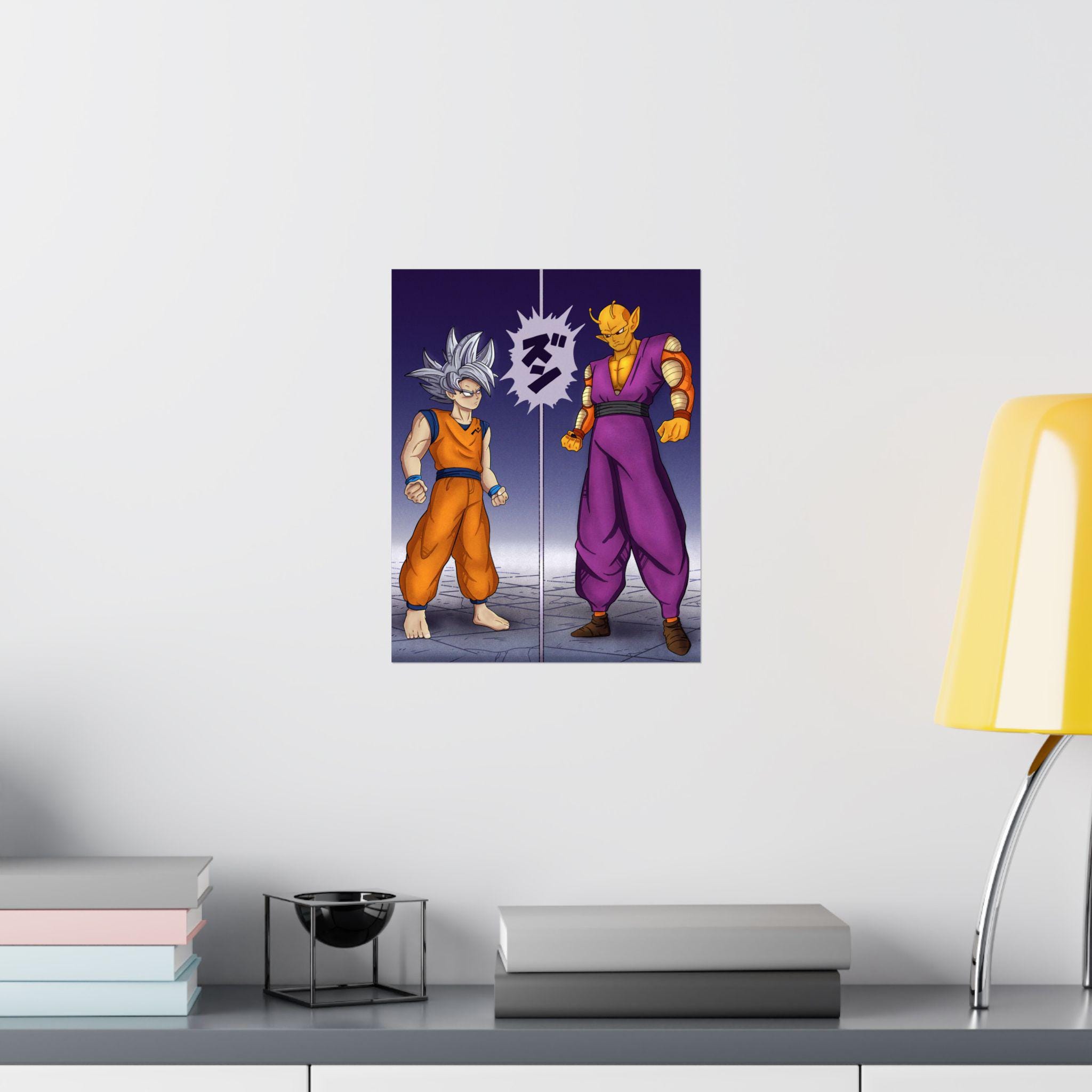Ultra Instinct Goku Vs Orange Piccolo, Dragon Ball Z Anime Poster - Etsy