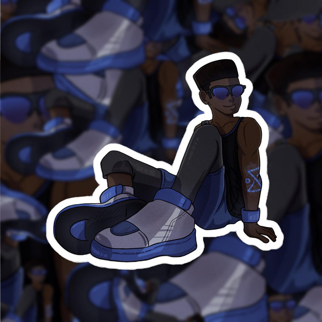 Velocity, Superhero Anime Die-cut Sticker Sticker - Etsy