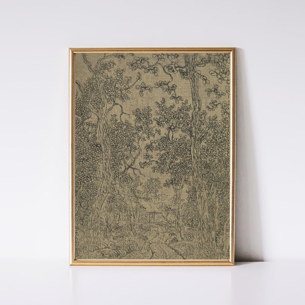 Moody Sketch Art Print - Etsy