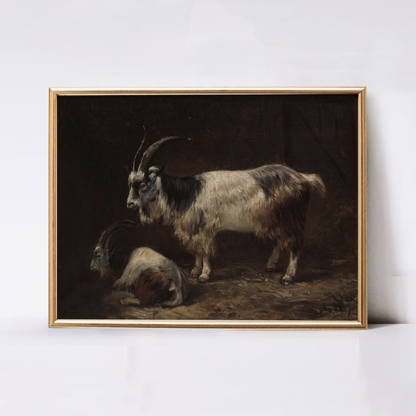 Antique Goat - Etsy