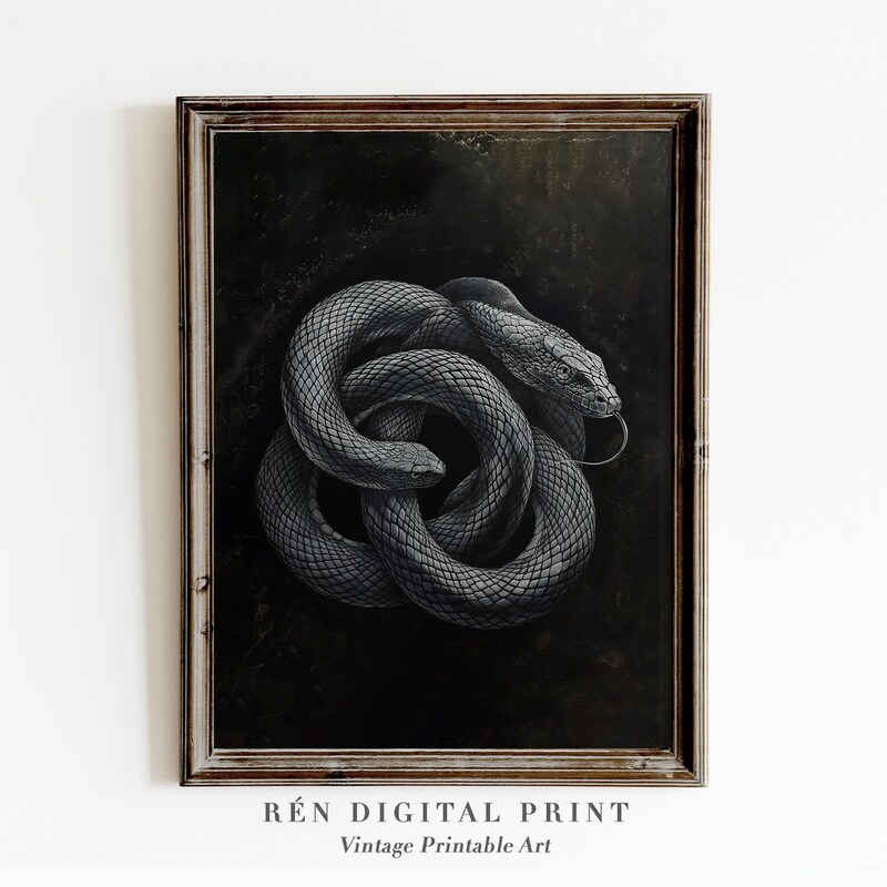 Snake Art Print - Etsy