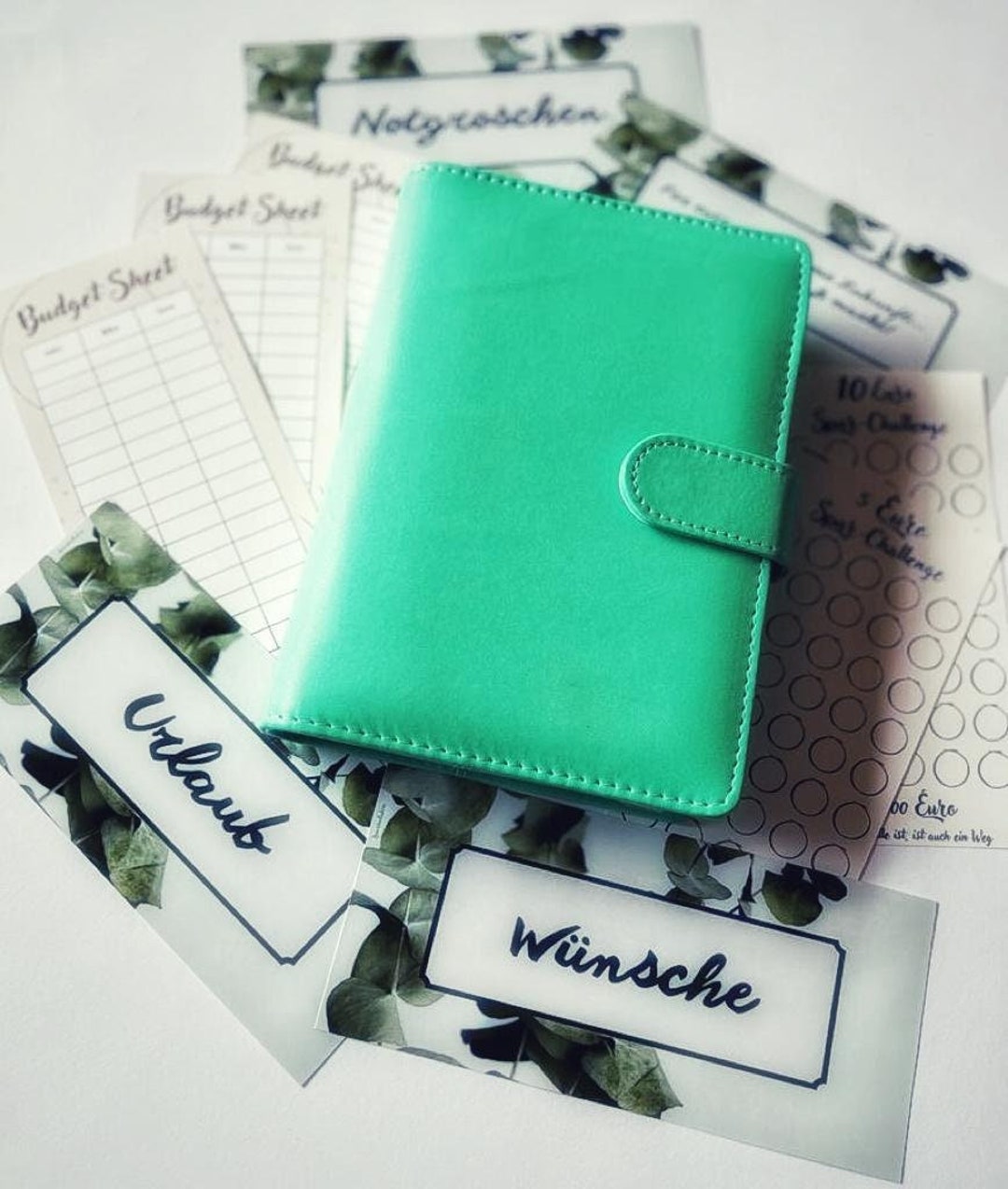 Savings Binder Green: Money Gift Budget Binder Gift Ideas Wedding Gift ...