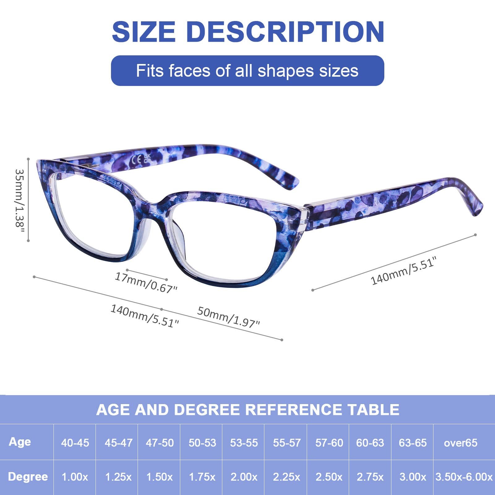 4 Stylish Designer Reading Glasses Women Blue Light Blocking, Cat Eye ...