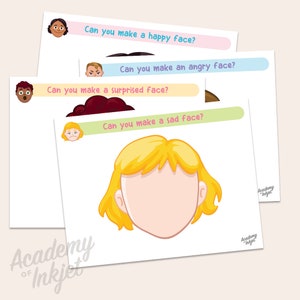 Emotion Playdough Mats, Printable Play-doh Activity, Montessori ...