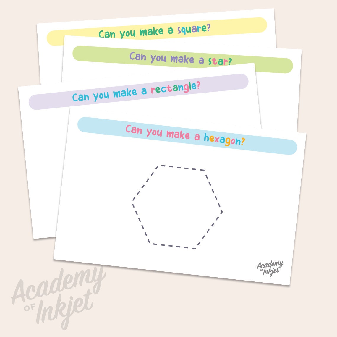 Shapes Playdough Mats, Printable Play-doh Activity, Montessori Learning ...