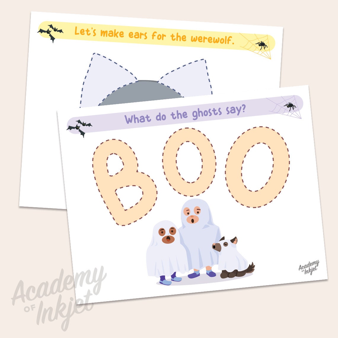 Halloween Playdough Mats, Spooky Printable Play-doh Activity, Preschool ...