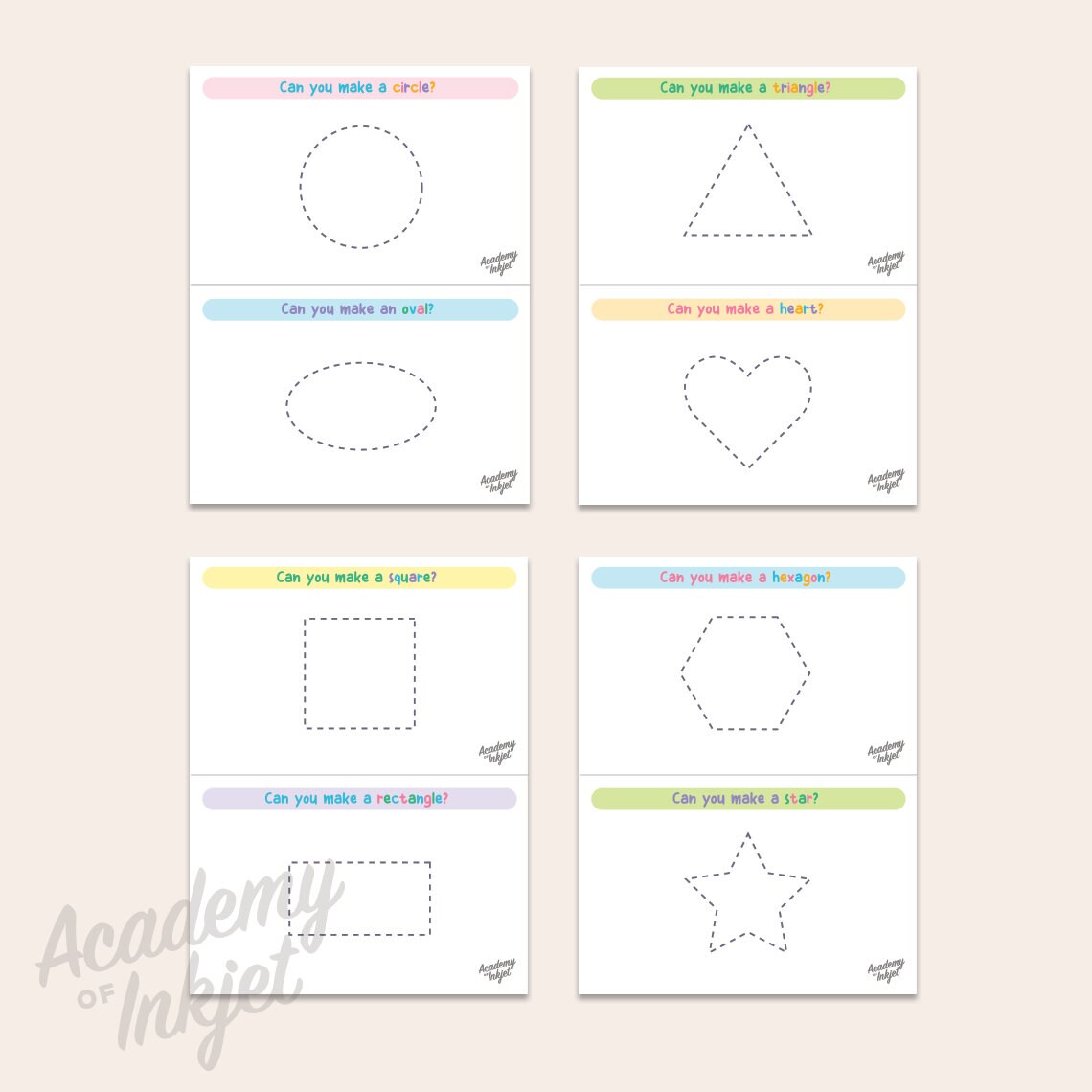 Shapes Playdough Mats, Printable Play-doh Activity, Montessori Learning ...