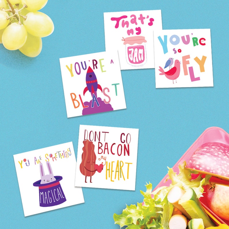 Printable Lunchbox Cards | Positive Notes | Inspiring Notes for Kids ...