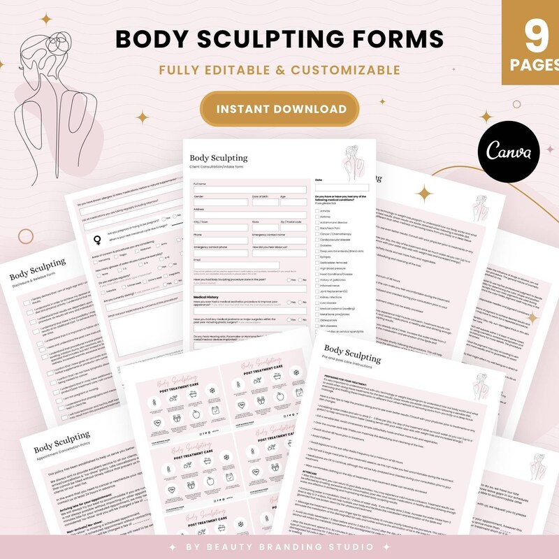 Body Contouring Consent Forms - Etsy