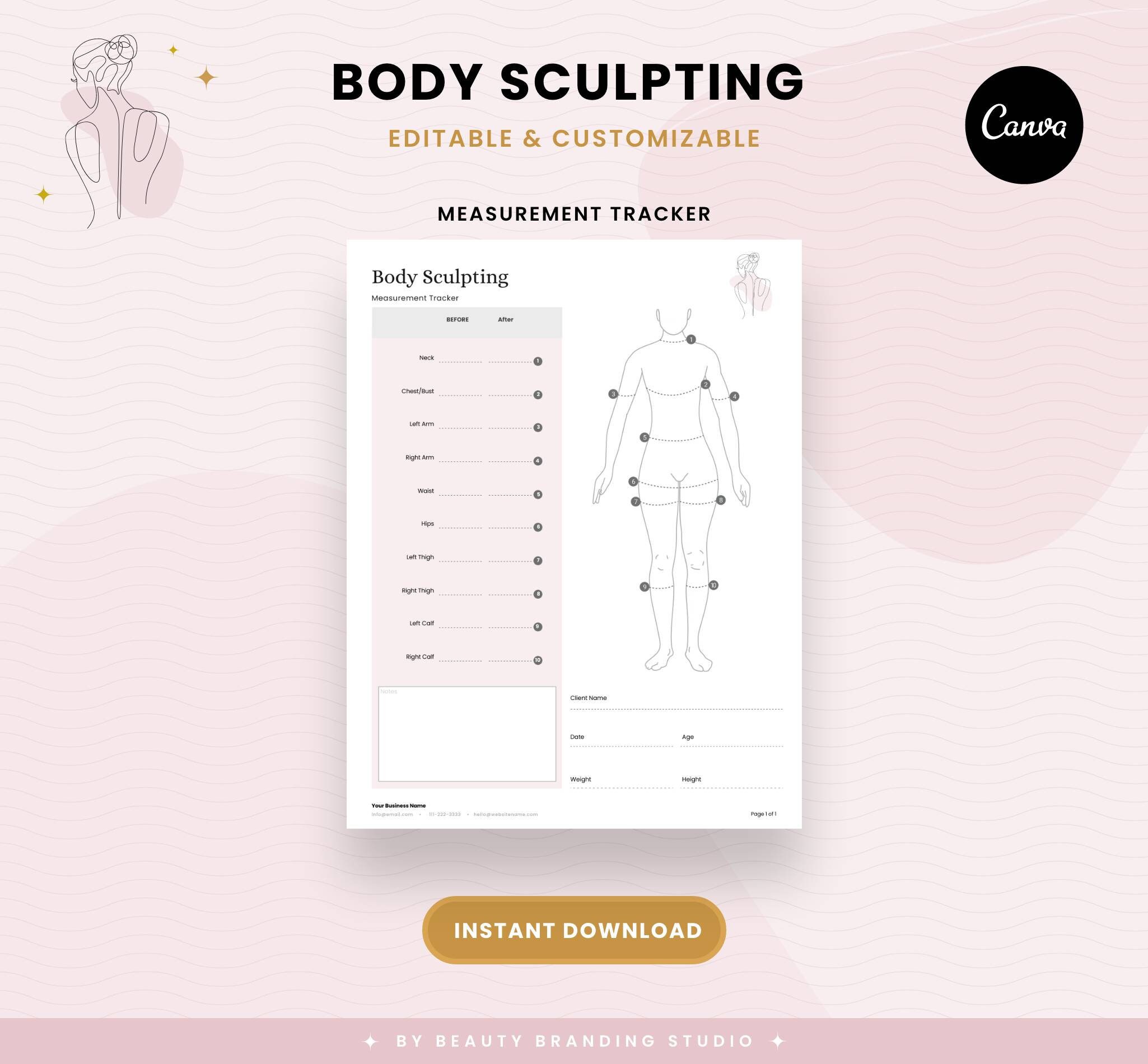 Body Sculpting Client Intake Forms, Editable Body Contouring Consent ...