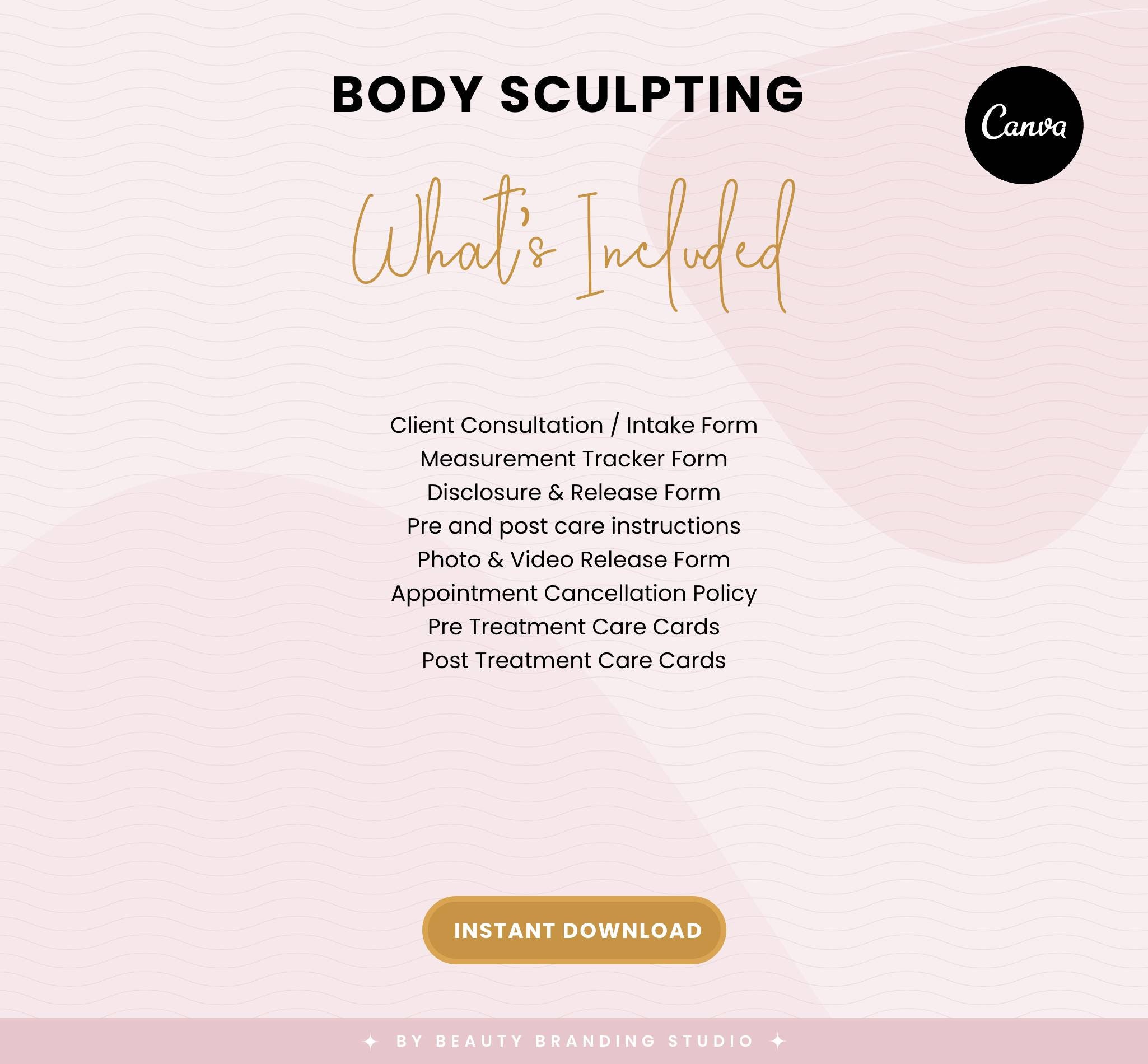 Body Sculpting Client Intake Forms, Editable Body Contouring Consent ...