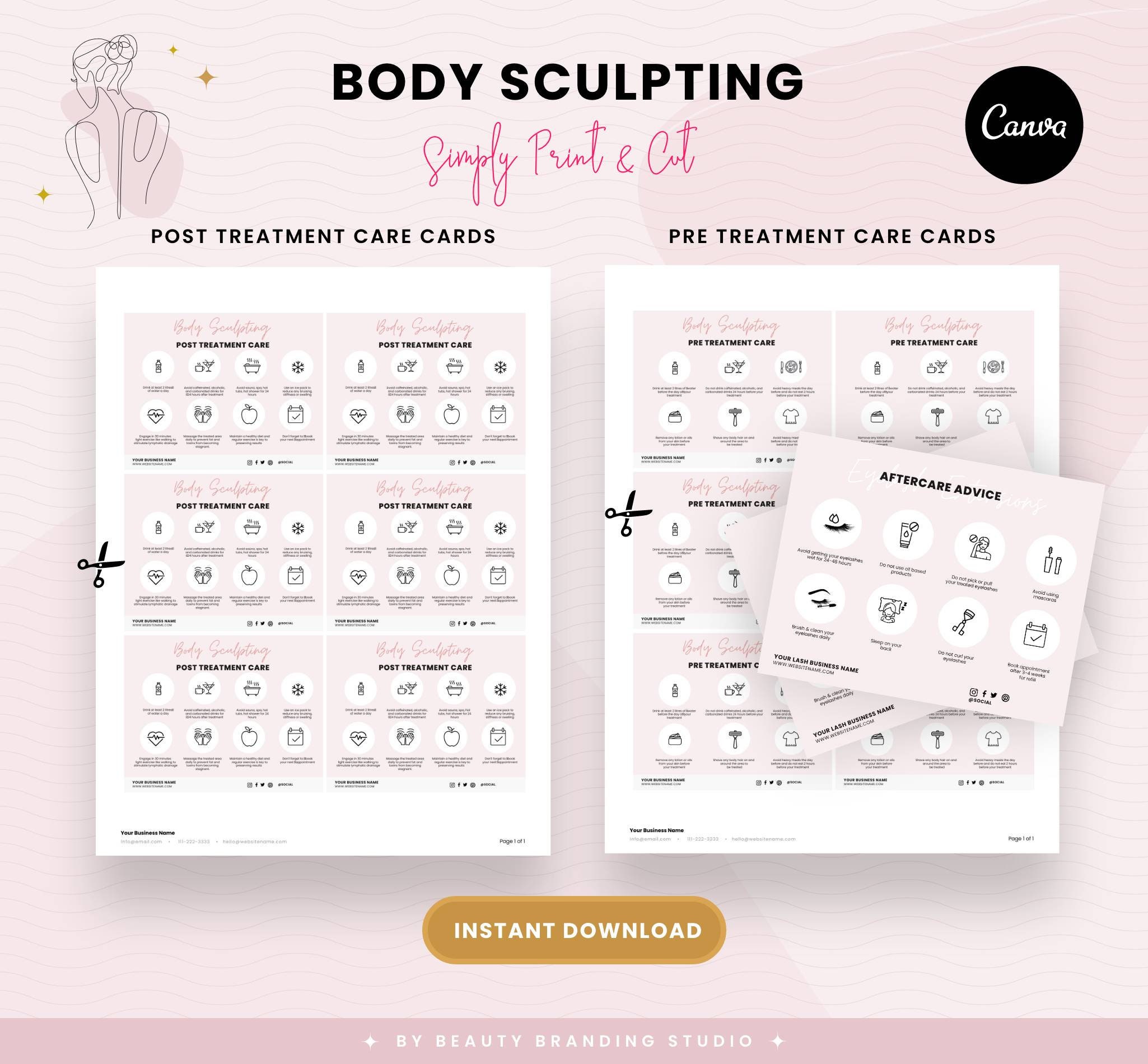 Body Sculpting Client Intake Forms, Editable Body Contouring Consent ...