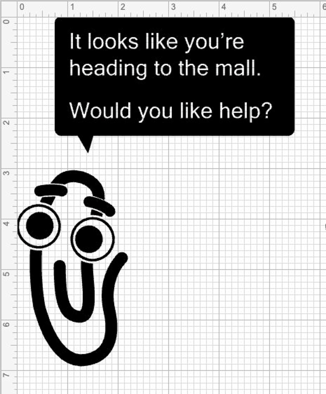 Clippy Inspired Mallcrawler off Road Vinyl Decal - Etsy