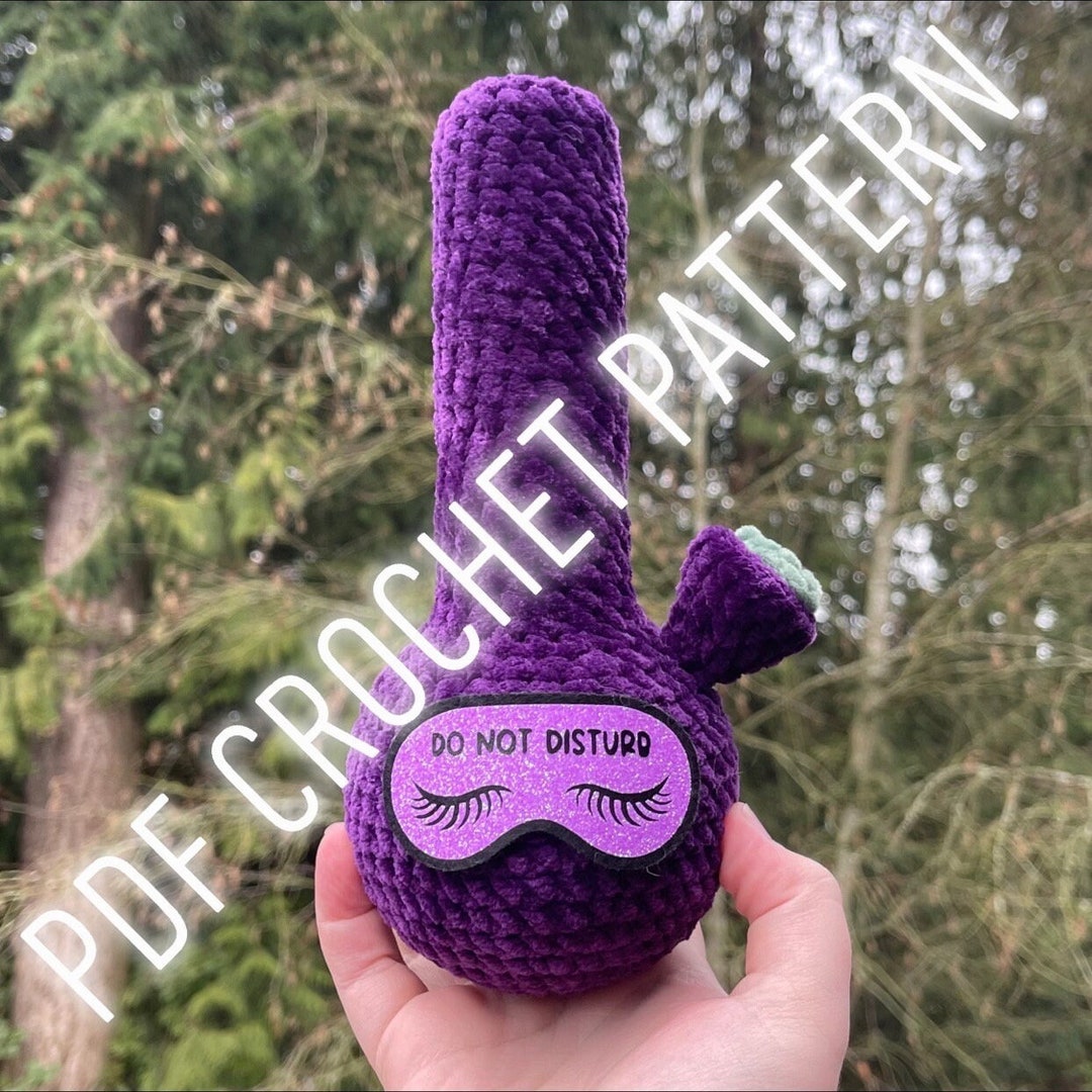 Water Pipe Crochet Pattern, 420 Crochet Pattern, Mary Jane Crochet ...