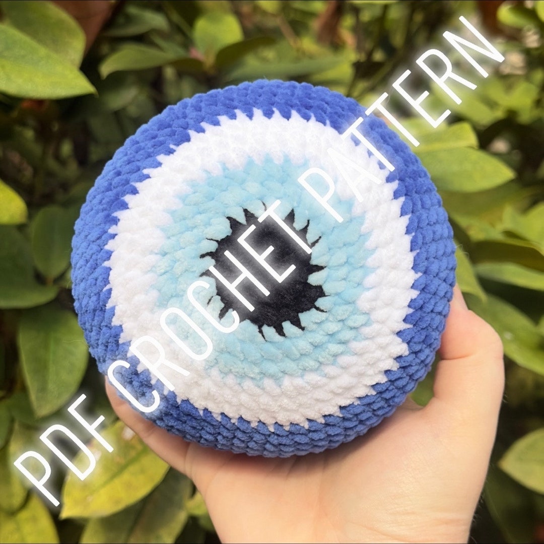 No Sew Evil Eye Crochet Pattern, Mal De Ojo Crochet Pattern, Amigurumi ...
