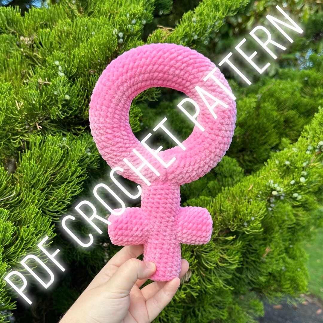 Female Symbol Crochet Pattern, Female Symbol Amigurumi, Feminine ...