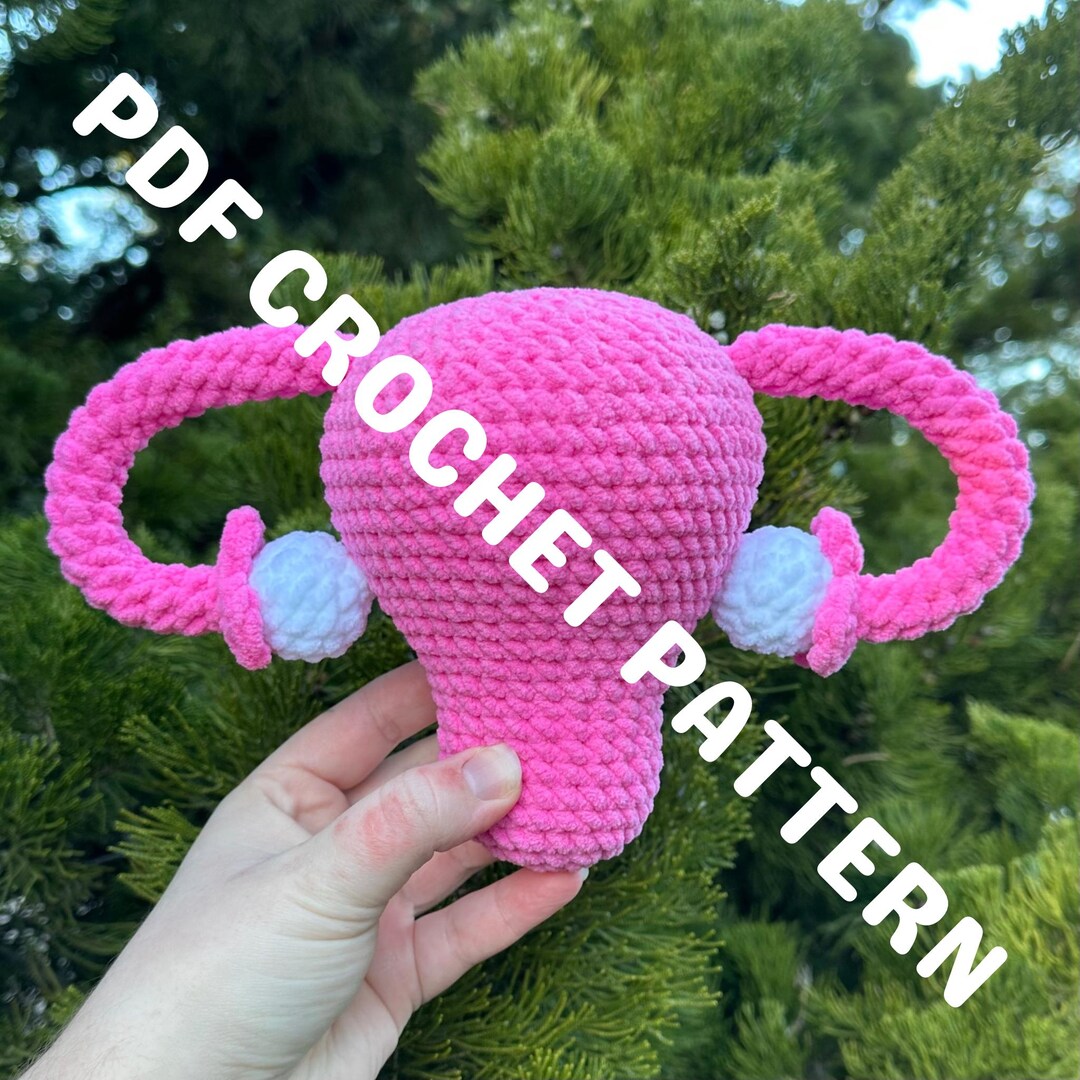 Uterus Crochet Pattern, Crochet Uterus, Reproductive Rights, Emotional ...