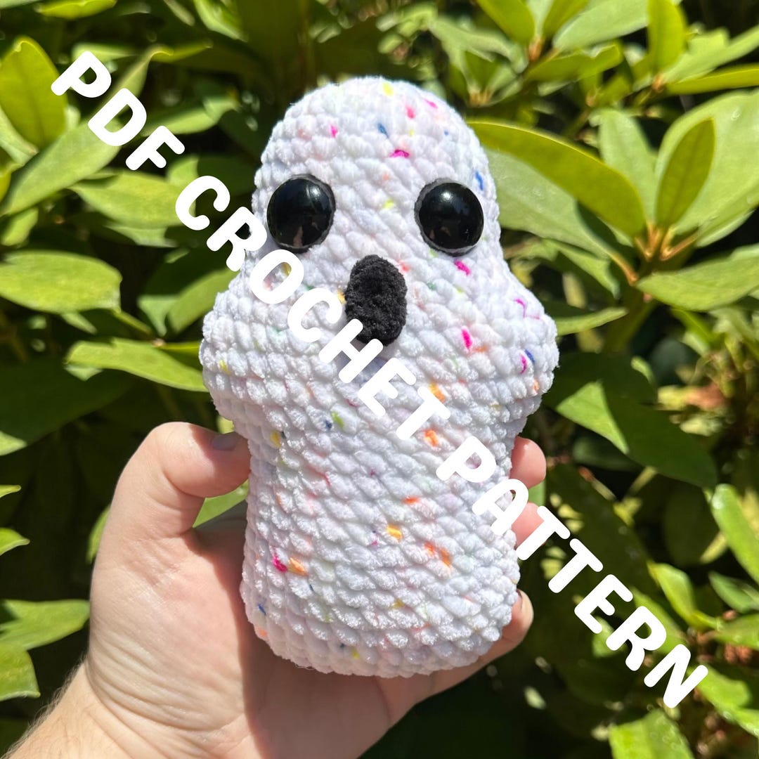 No Sew Ghost Crochet Pattern, Ghostie Crochet Pattern, Halloween ...