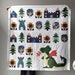 Boris the Dragon Quilt Pattern - Etsy