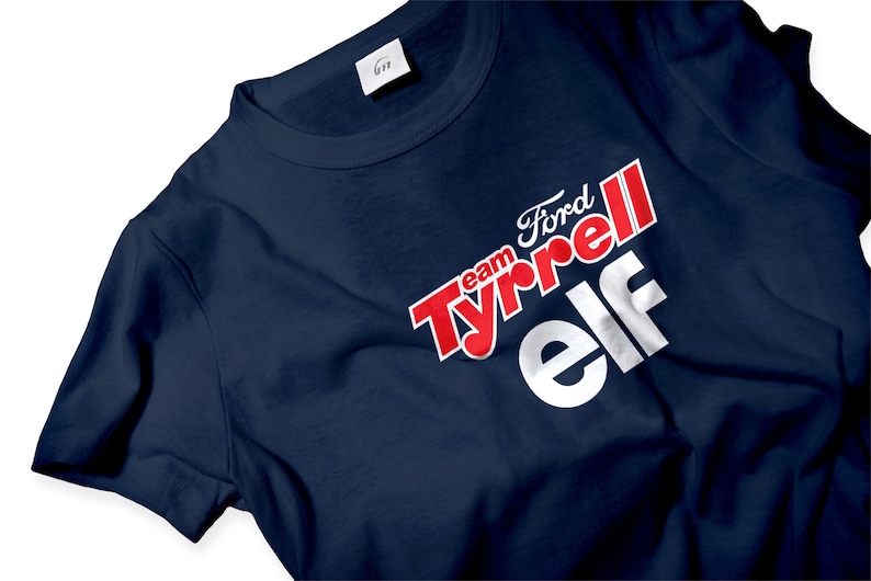 Retro Tyrrell Elf F1 Racing Tee - Motorsport Throwback - Etsy