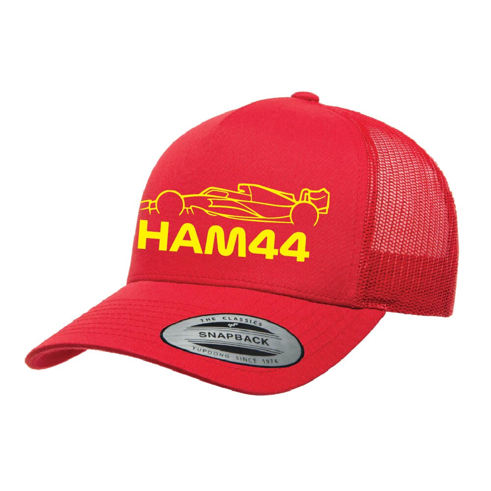 Lewis Hamilton Fans Scuderia Colorway F1 Racing GP Snapback Trucker Cap ...