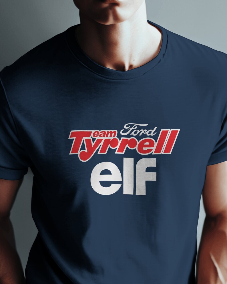 Retro Tyrrell Elf F1 Racing Tee - Motorsport Throwback - Etsy