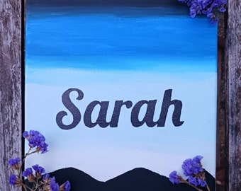 Name Canvas Painting - Etsy