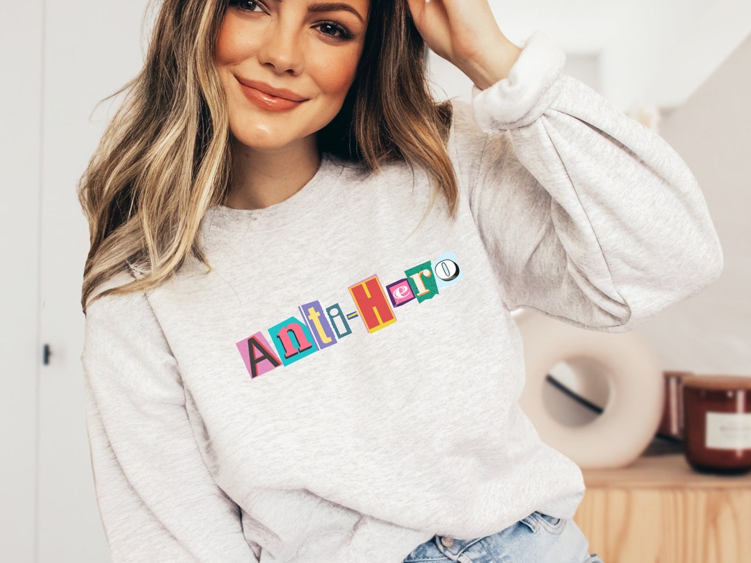 Taylor Swift Midnights Sweater, Oversized Swiftie Crew, Aesthetic ...