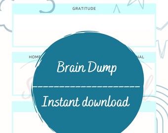 Brain Dump Goodnotes - Etsy